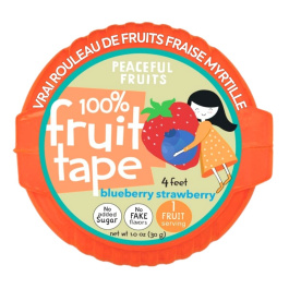 Peaceful Fruits 100% Fruit Tape Blueberry Strawberry at NaturaMarket