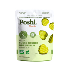 Poshi Premium Kosher Sliced Dill Pickles at NaturaMarket