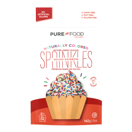 Pure Food by Estee Naturally-Coloured Sprinkles Round Rainbow at ...