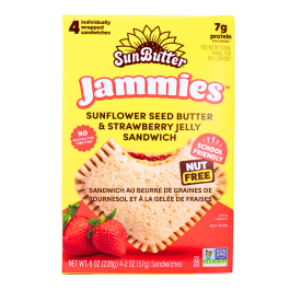 SunButter Nut-Free Jammies Sunflower Seed Butter Jelly Sandwich ...