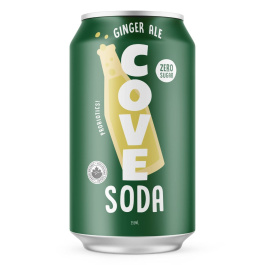 Cove Zero Sugar Probiotic Soda Ginger Ale at NaturaMarket