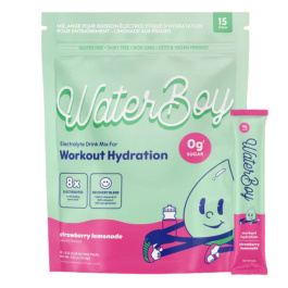 Waterboy Hydration + Workout Electrolyte Strawberry Lemonade at ...