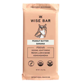 Wise Bar Organic Adaptogen Focus Bar PB Banana at Natura Market