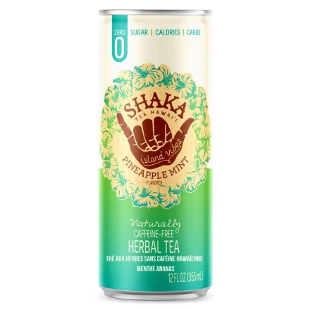 Shaka Tea Caffeine-Free Herbal Tea Pineapple Mint at NaturaMarket